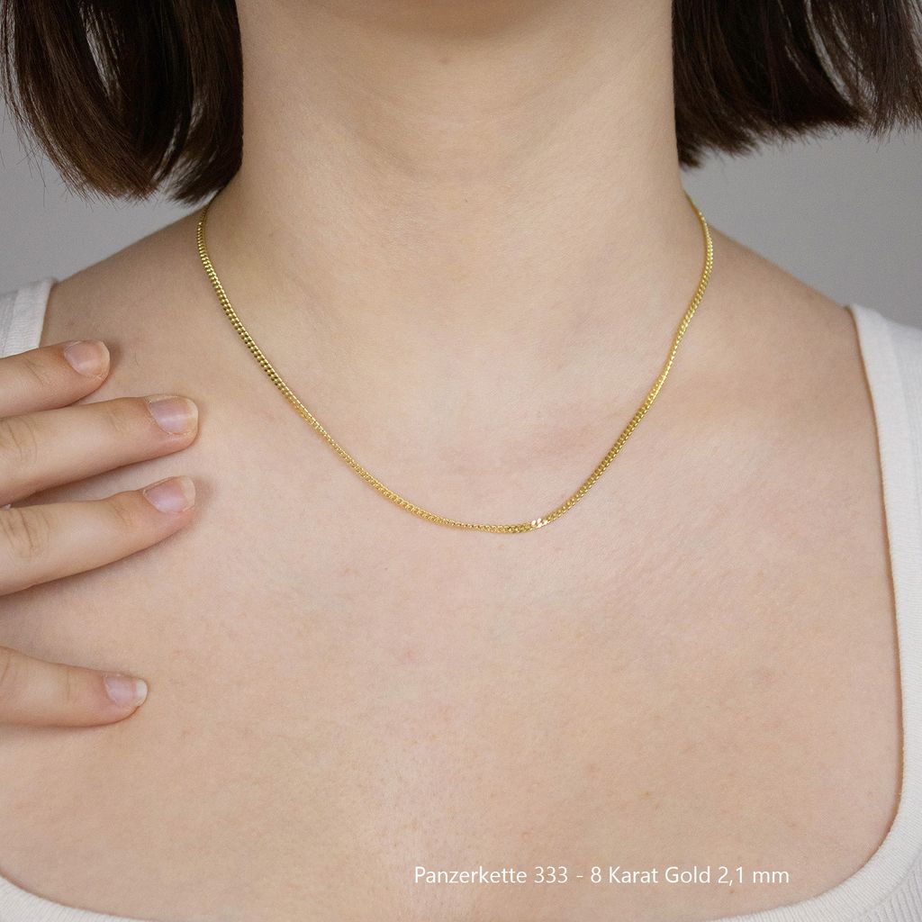 Goldkette Panzerkette Länge 42cm - Breite | Kaufland.de