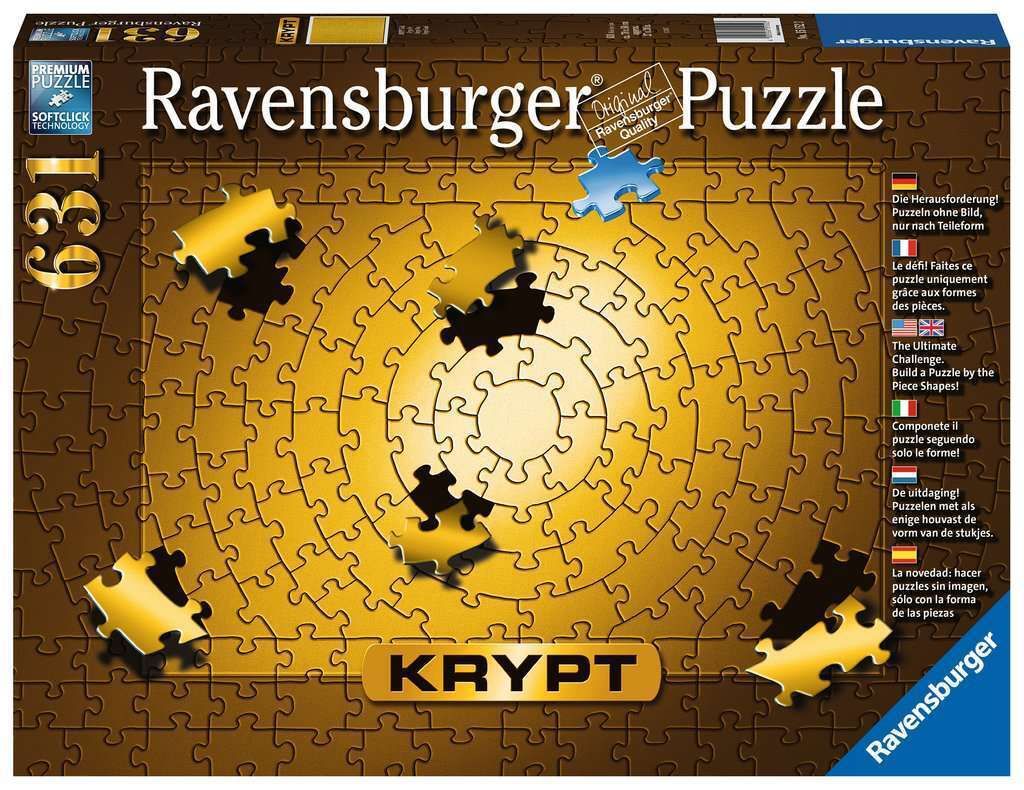 Ravensburger Puzzle 1000T. Krypt Gold Puzzles classiques