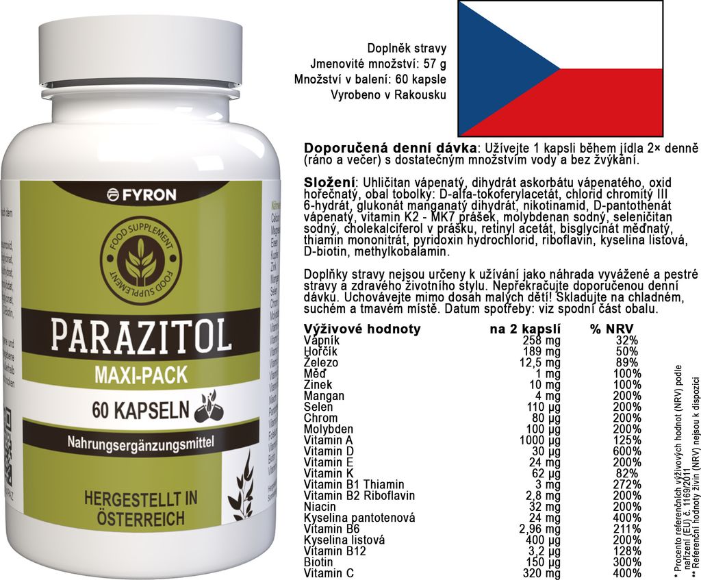 Parazitol - 60 Kapseln | Kaufland.de