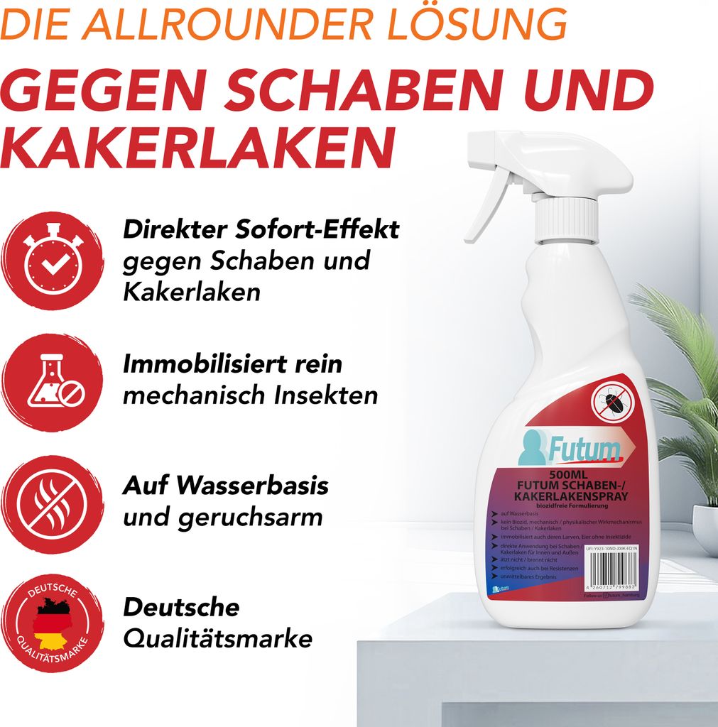 FUTUM 500ml Schaben Spray | Biozidfreies | Kaufland.de