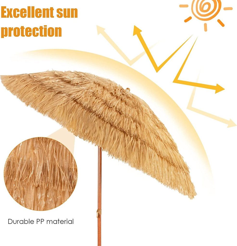 KOMFOTTEU Sonnenschirm Strand 200cm, | Kaufland.de