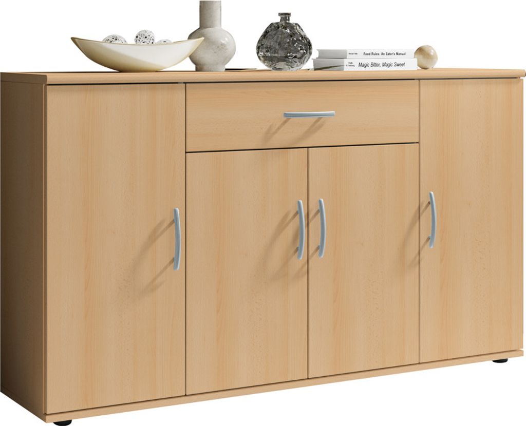 Kommode / Sideboard LILLY 13 in Buche 117 cm breit Kommoden