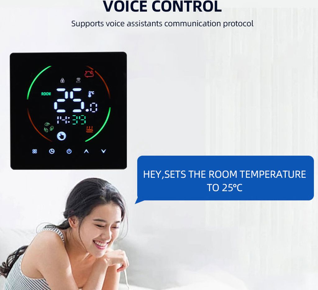 5x chytrý digitální pokojový termostat pro 3A | Kaufland.cz