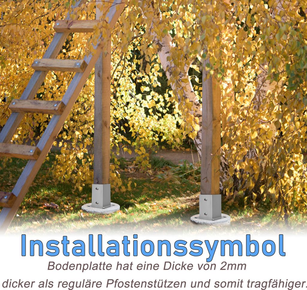 UISEBRT 4 ks skrutkovacie puzdro 100 x 100 mm | Kaufland.sk