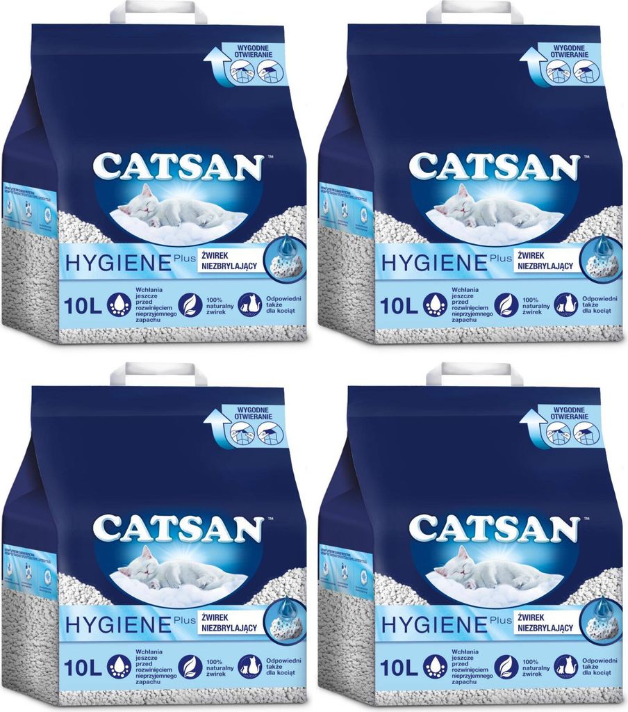 Catsan Hygiene plus Katzenstreu 4er-Pack (4 x | Kaufland.de
