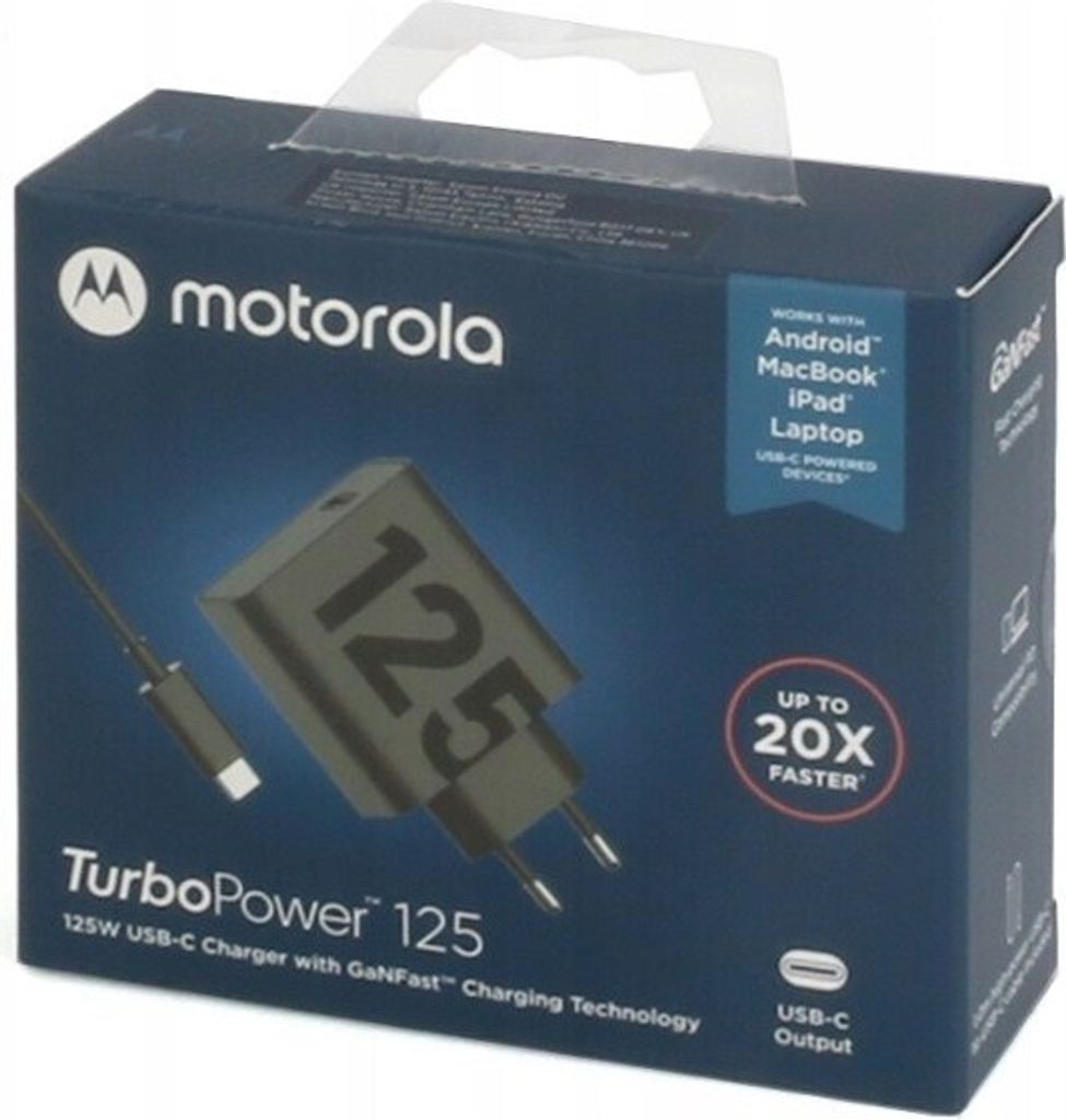 Nástěnná nabíječka Motorola TurboPower 125W | Kaufland.cz