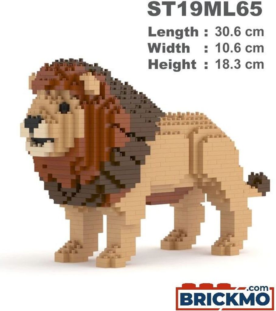 JEKCA Bricks Lion 03 ST19ML65 Klemmbausteine