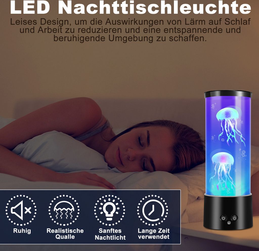 Yakimz LED medúza Lava lampa s diaľkovým | Kaufland.sk