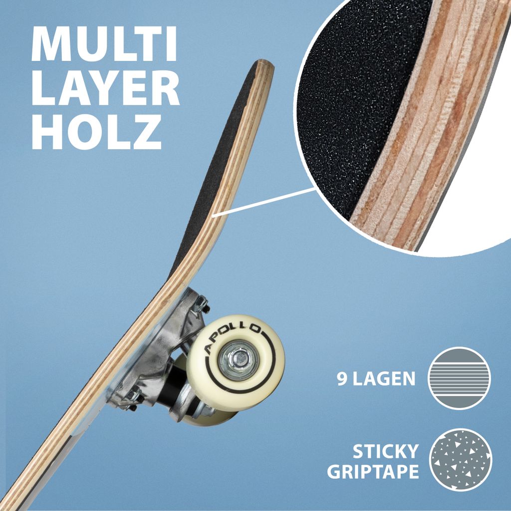 Apollo Kinder Skateboard - Spacewalk- 24" | Kaufland.de