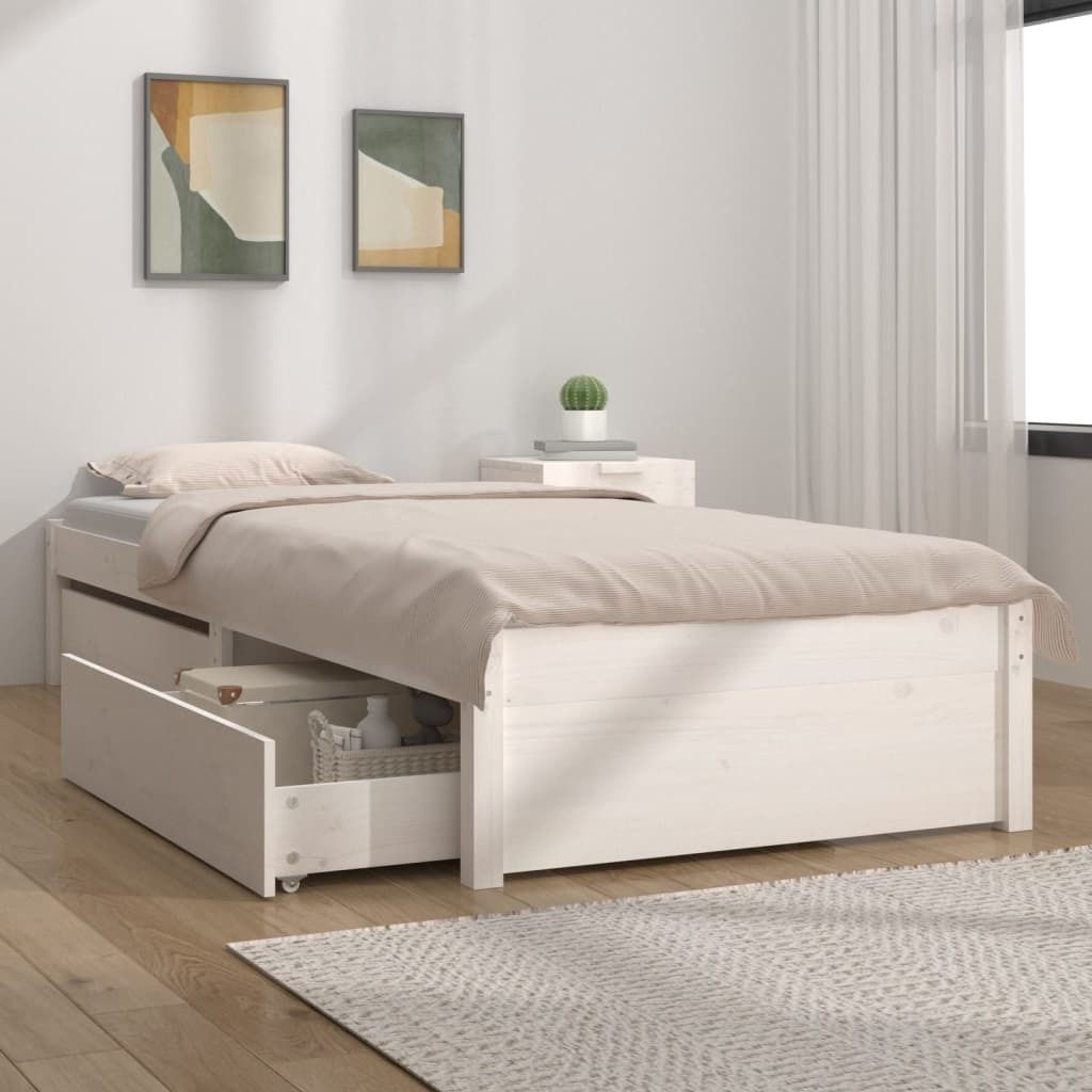 Weies Bett 90x200