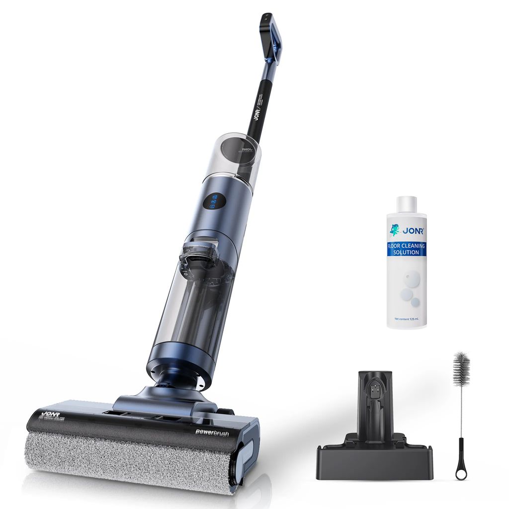 JONR ED12 Pro Nass Trockensauger, 200W 9000Pa Waschsauger,