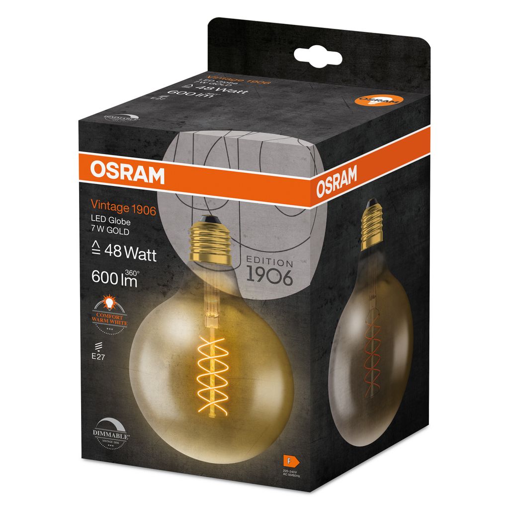 OSRAM Vintage 1906 LED-Lampe mit Gold-Tönung, | Kaufland.de