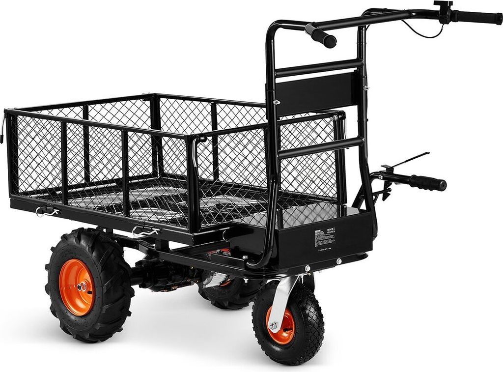 Ručný vozík Záhradný vozík Transportný vozík 500W