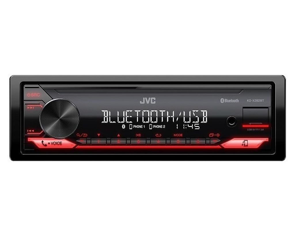 JVC KD-X282BT USB, JVC Remote App, Android Music,