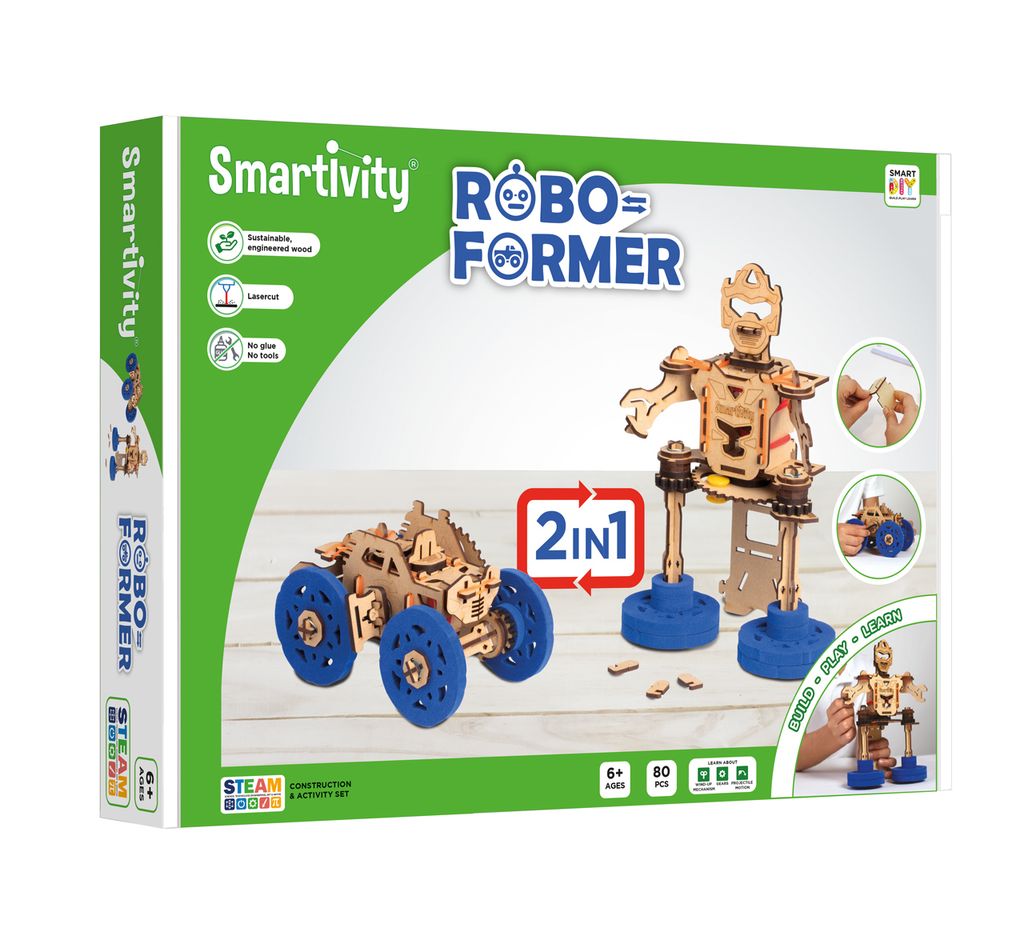 Smartivity Rover or Robot, Bausatz, 6 Jahr(e), Holz, 80