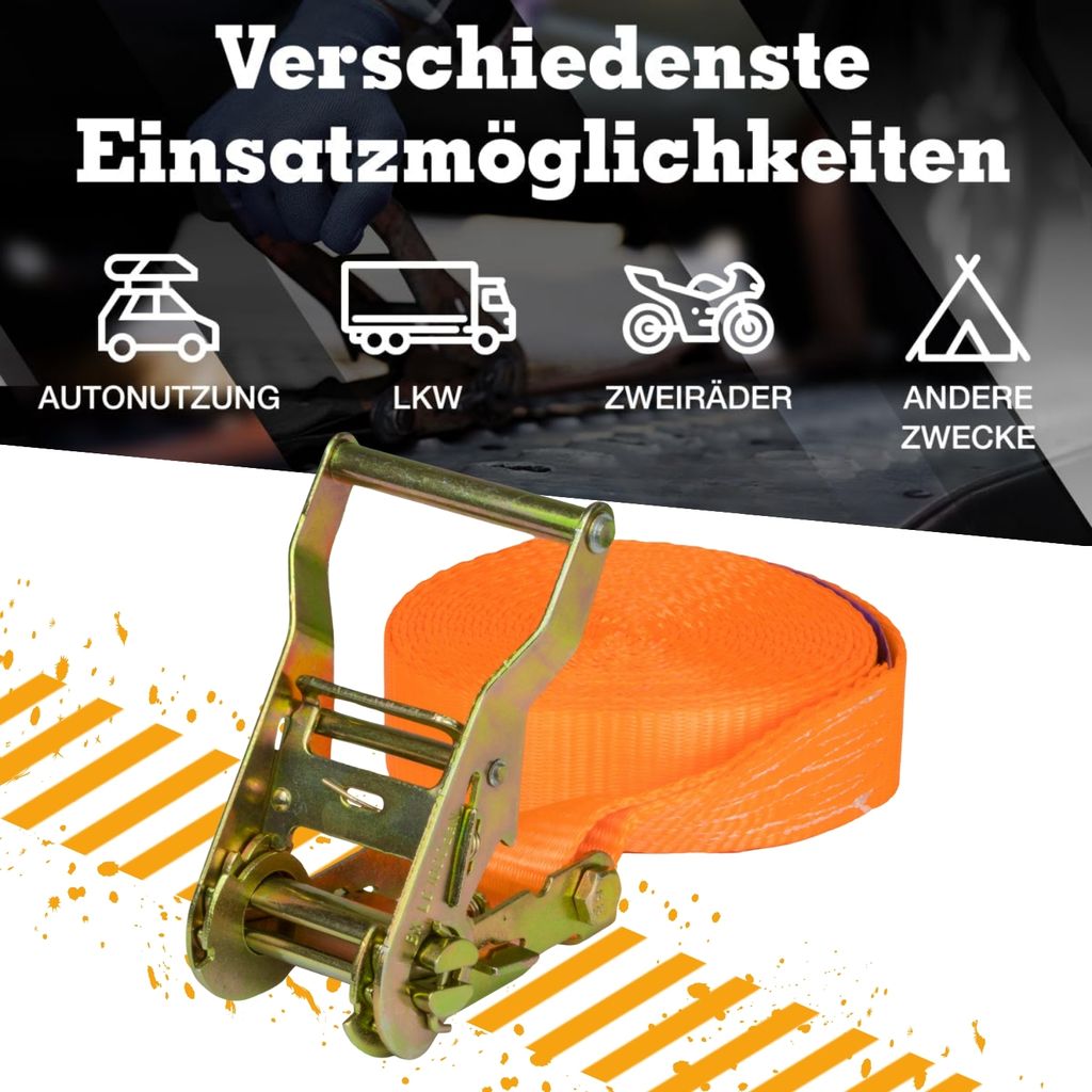 Safetytex 10x Spanngurt 6 Meter 35mm 2000kg | Kaufland.de