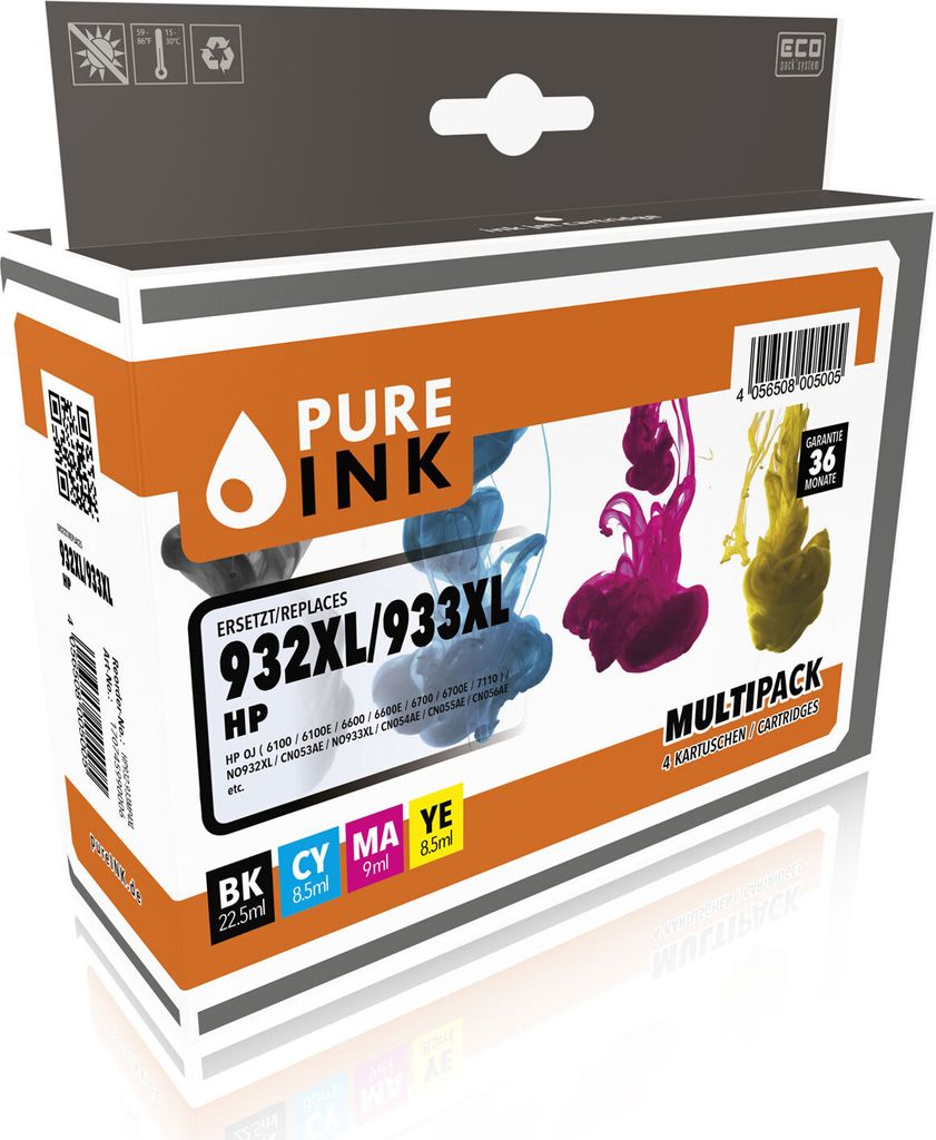 pureINK HP 932-933XL CMYK Refill-Patrone | Kaufland.de