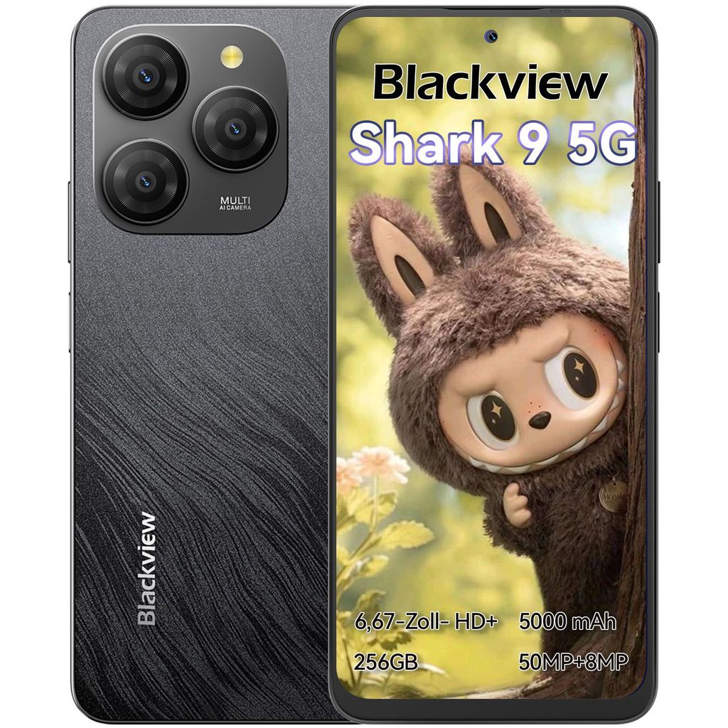 Blackview Shark 9 5G 24GB Octa Core 50MP AI fotoalbum mobil