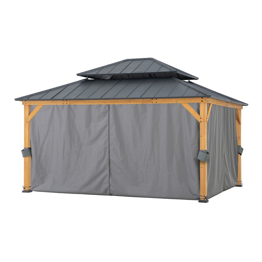 Sunjoy Zedernholz Gazebo / Pavillon 4x4 | Kaufland.de