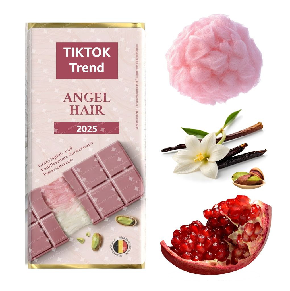 Engelshaar Schokolade - Angel Hair rosa pink - mit feinem