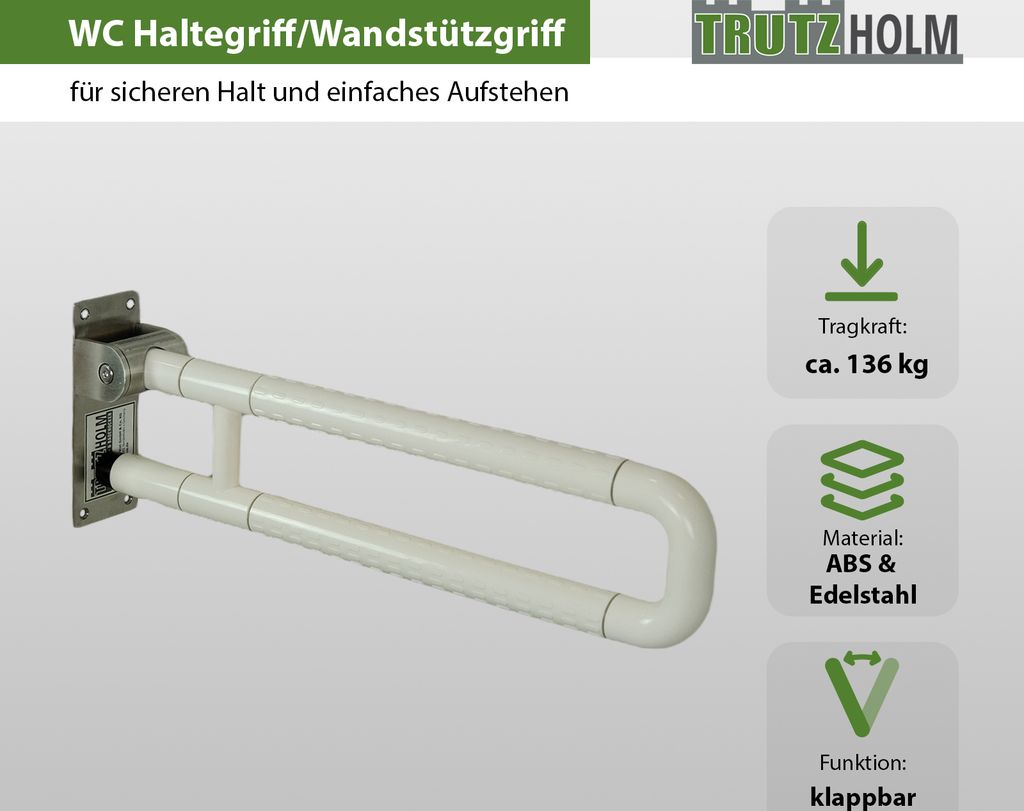Haltegriff für WC klappbar 60 cm | Kaufland.de