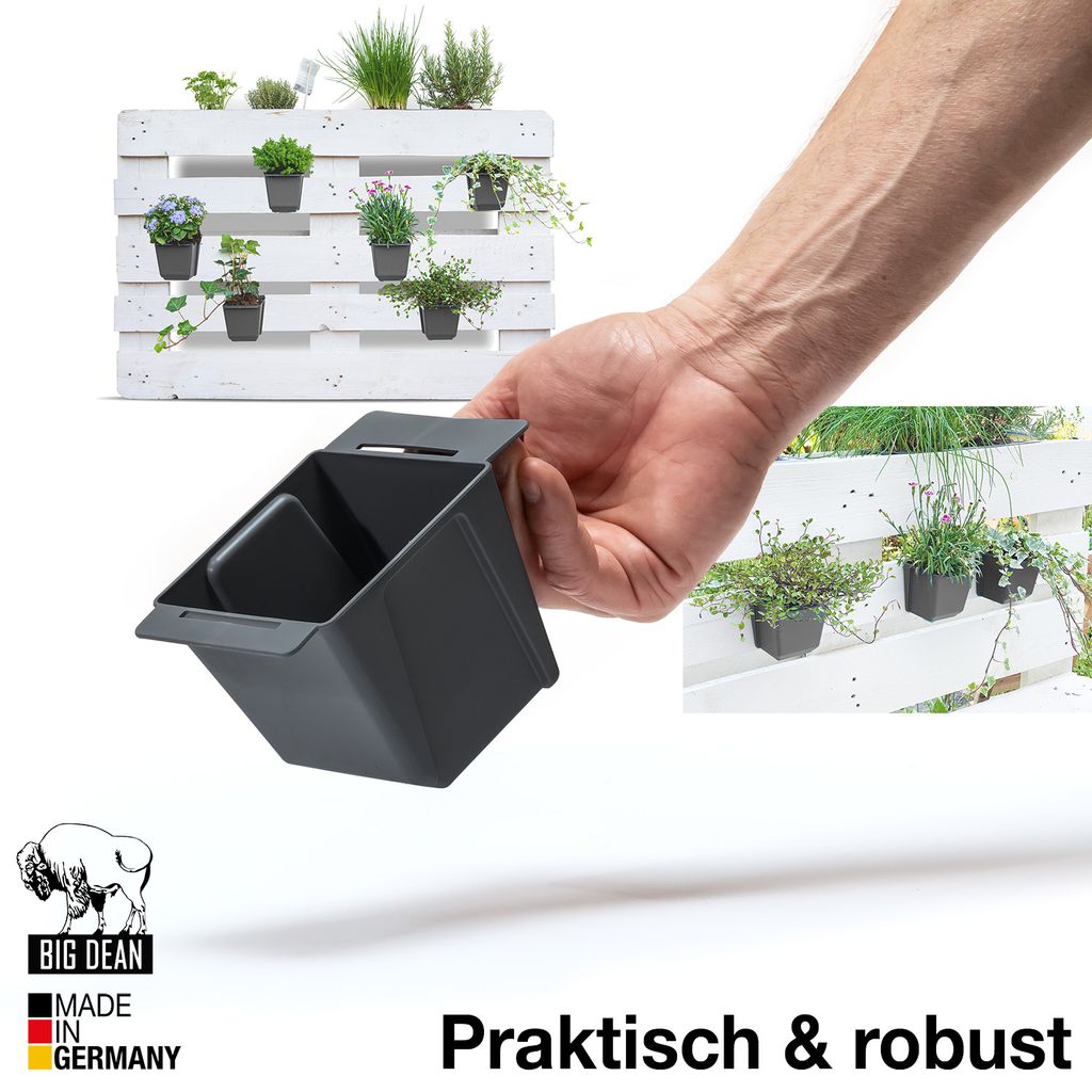 BigDean 6er Set Mini Paletten Blumenkästen - | Kaufland.de