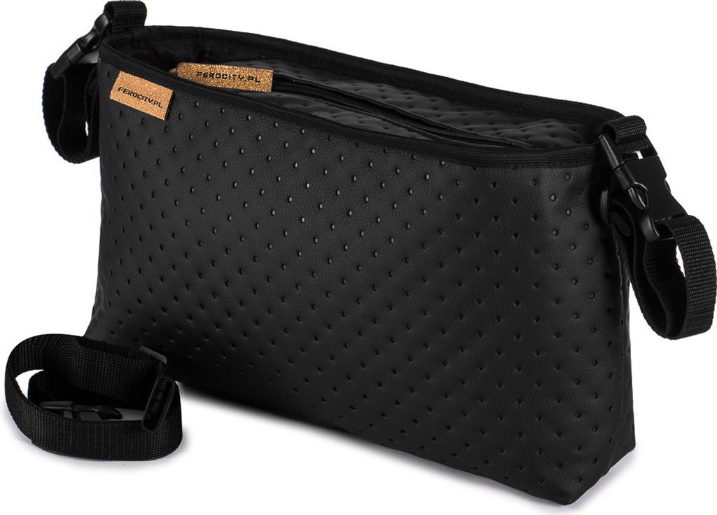 Buggy Organizer Kunstleder Kinderwagen Tasche Leather Dots