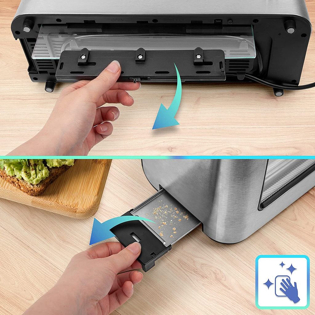 Duronic TB10 Toaster mit Glasfenster | | Kaufland.de