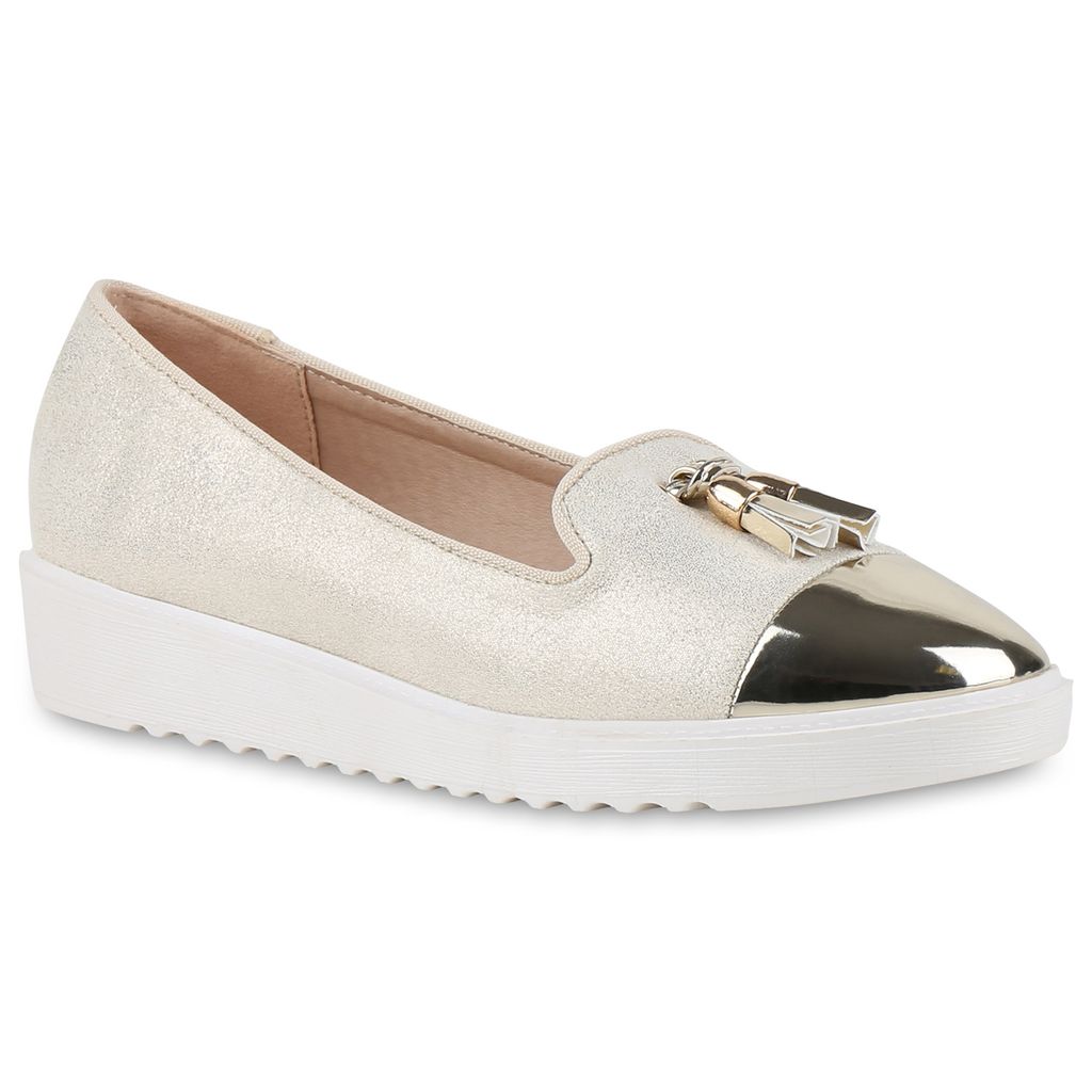 Mytrendshoe Loafers Damen Slipper Quasten | Kaufland.de