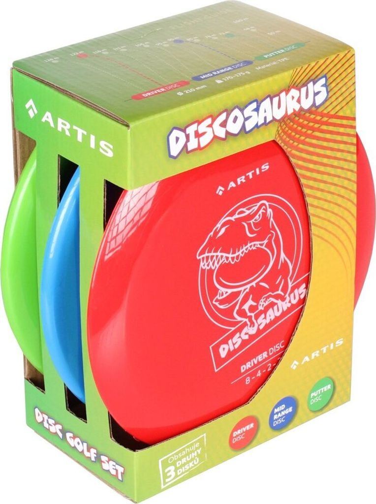 Artis Disc Golf Discosaurus Set sada disků | Kaufland.cz