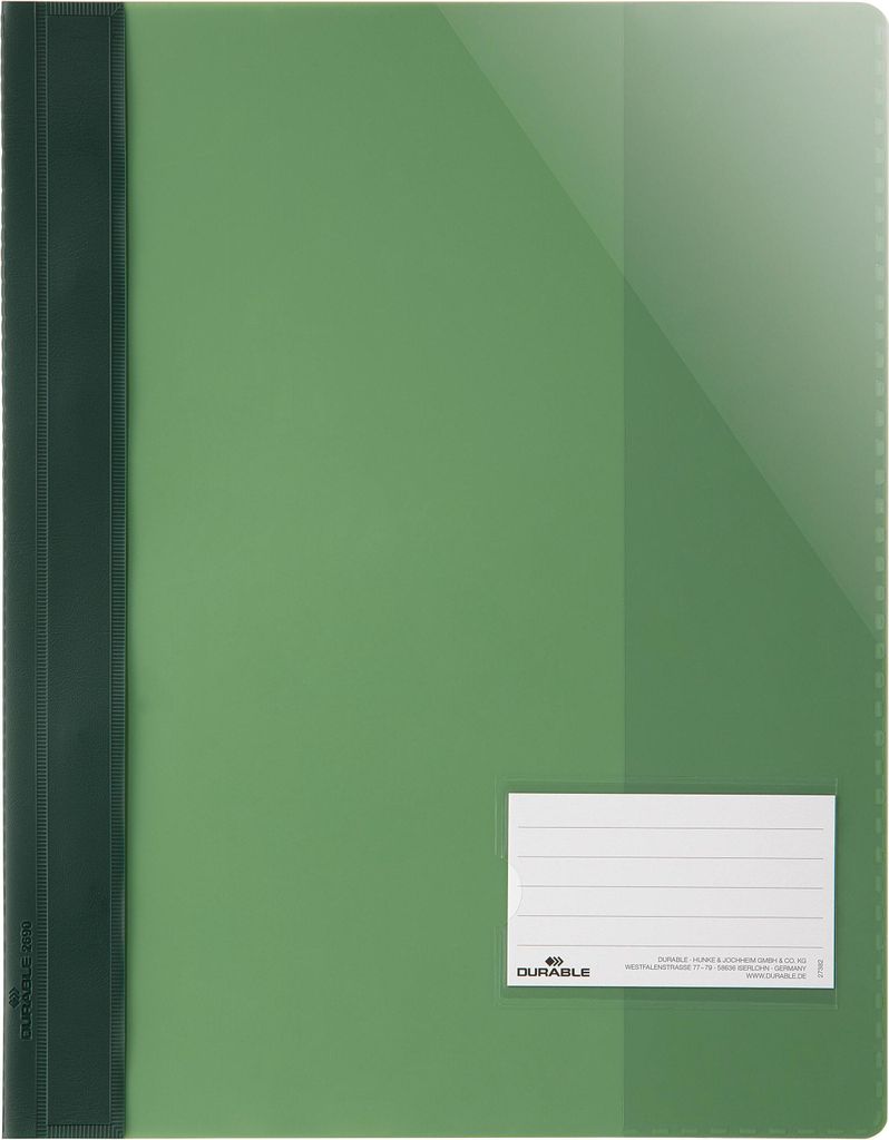Durable 25 Schnellhefter Kunststoff grün DIN | Kaufland.sk