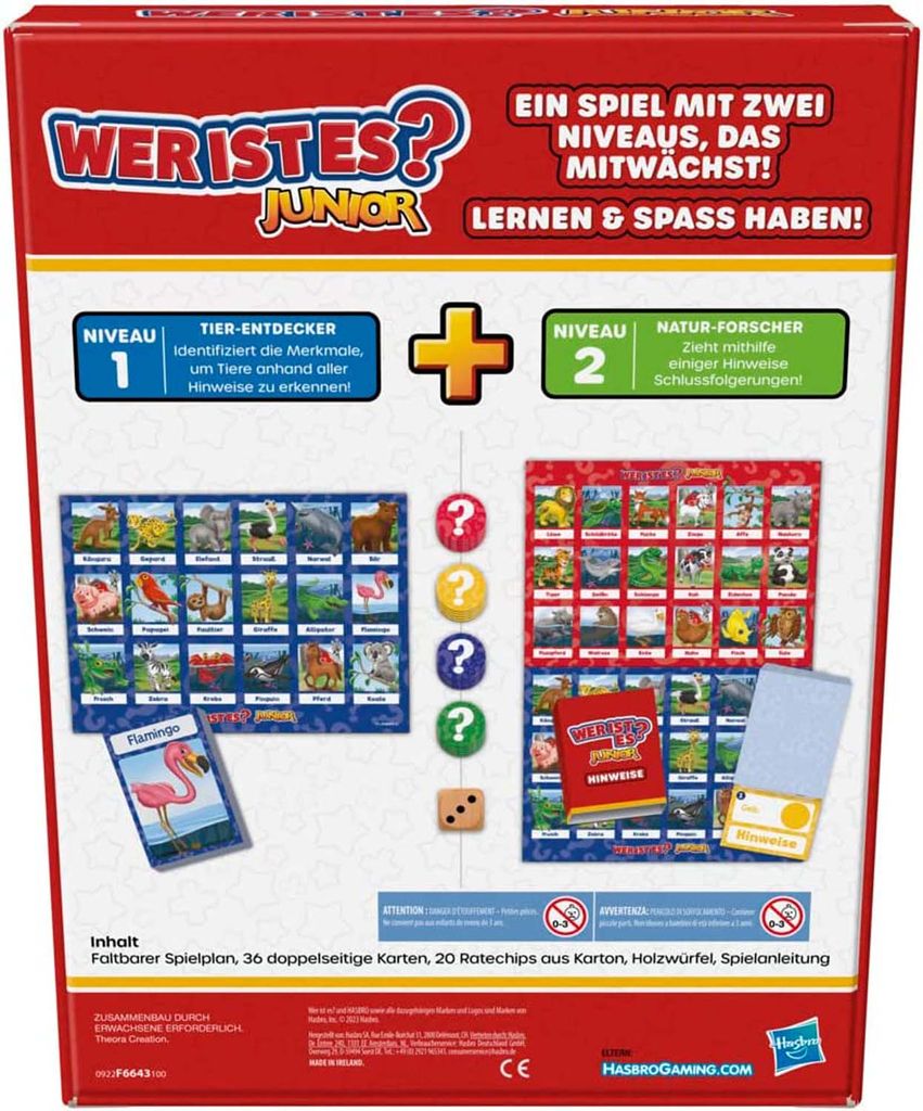 Hasbro Wer ist es? Junior F6643100 | Kaufland.de