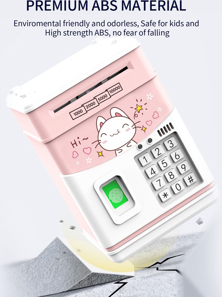 Elektronické prasátko MINI ATM Money Box s | Kaufland.cz