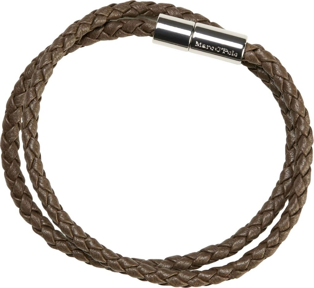 Marc O'Polo Leder Armband Janette Bracelet Dark Walnut
