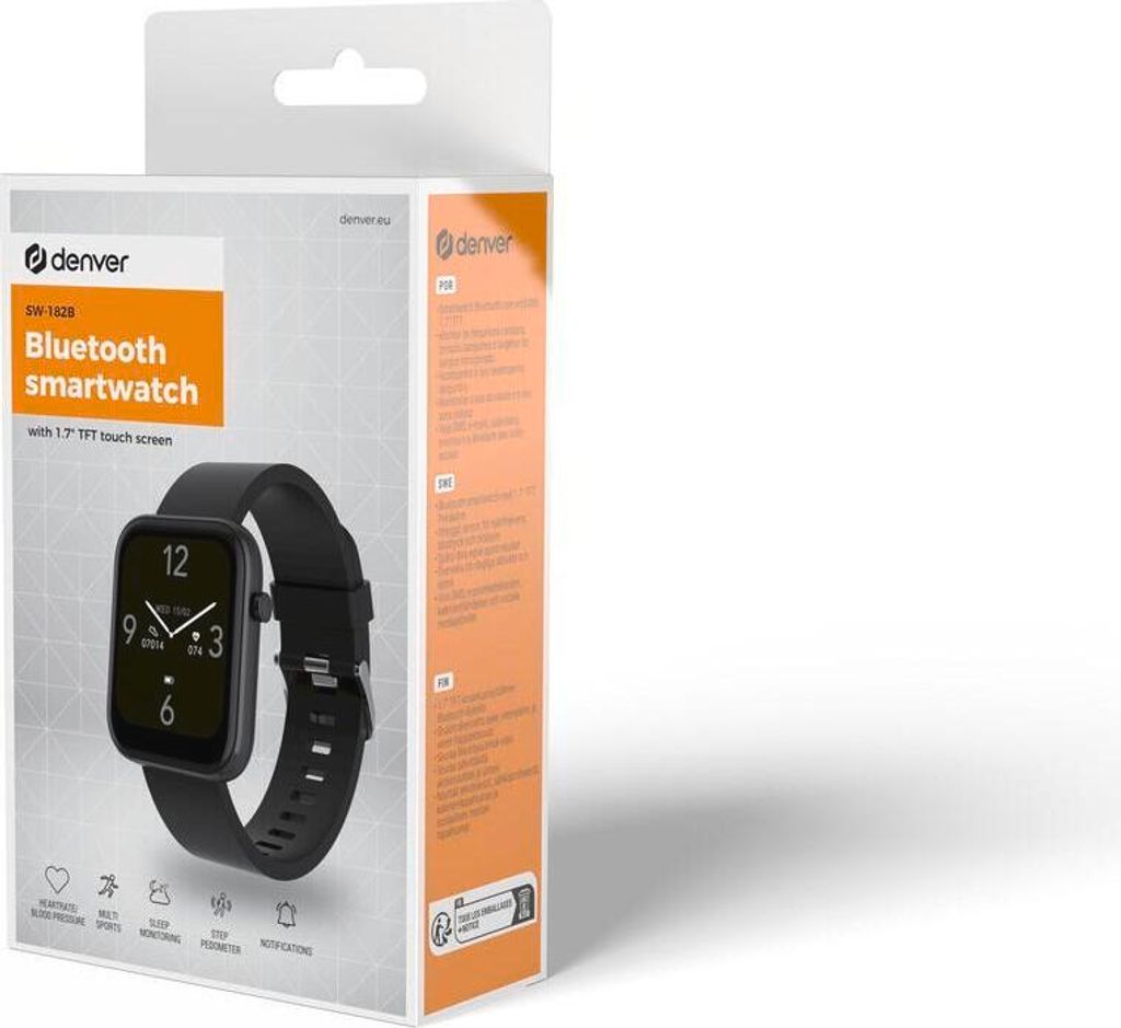 DENVER Smartwatch SW-182B, schwarz | Kaufland.pl