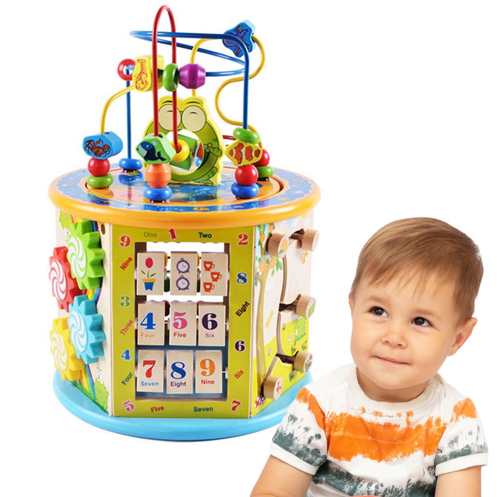 Vzdělávací dřevěná kostka 8v1 - vývojová | Kaufland.cz