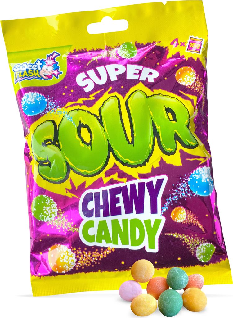 Super Sour Chewy Candy Kaubonbons 60 g | Kaufland.cz