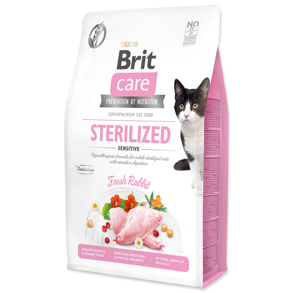 Granule pre mačky Brit Care Cat Grain-Free Sterilized