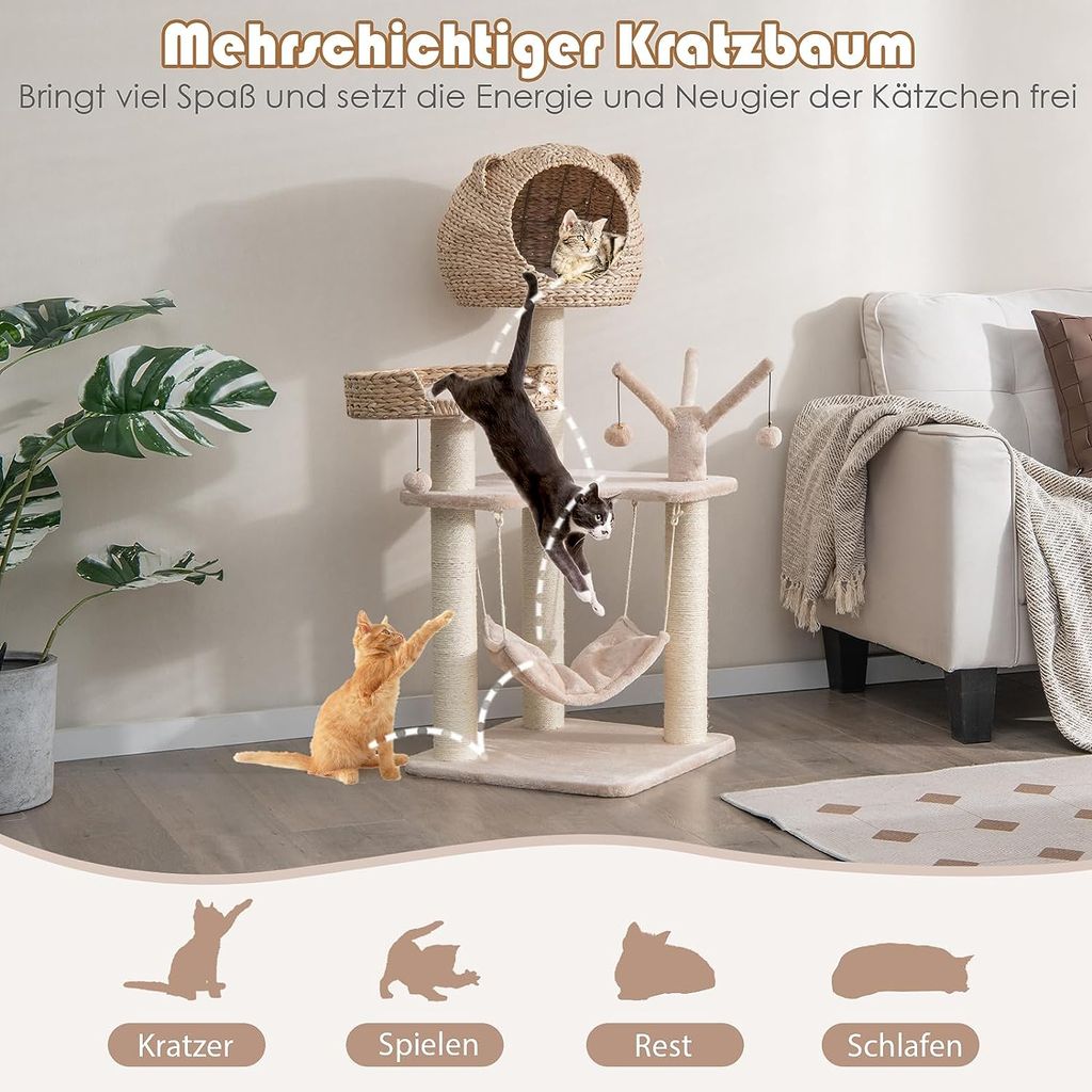 GOPLUS 5-lagiger Kratzbaum, 121 cm hoher | Kaufland.de