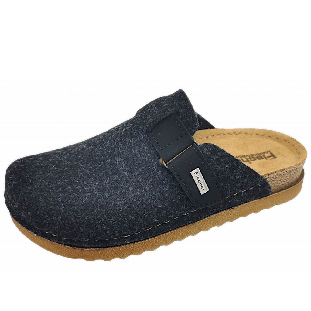 Fischer Markenschuhe Damen Hausschuh in Blau, | Kaufland.de