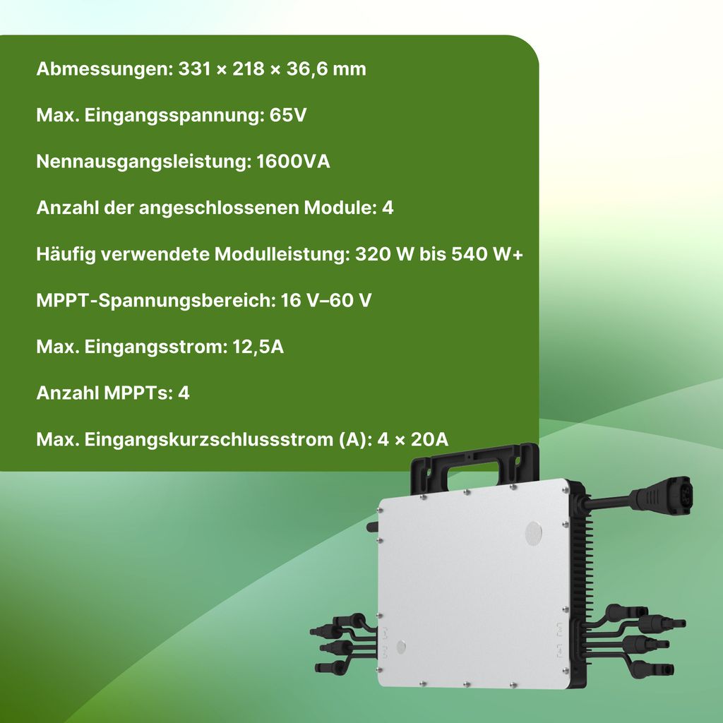 Hoymiles HMS wechselrichter 1600 mit | Kaufland.de