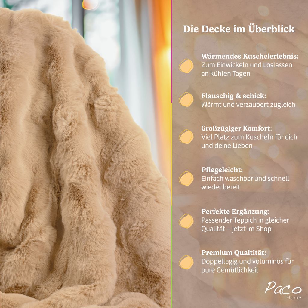 Deko Wohnzimmer Decke Kuscheldecke Tagesdecke | Kaufland.de