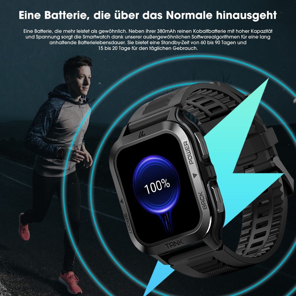 KOSPET TANK M2 Smart Watch für Herren Robuste | Kaufland.de