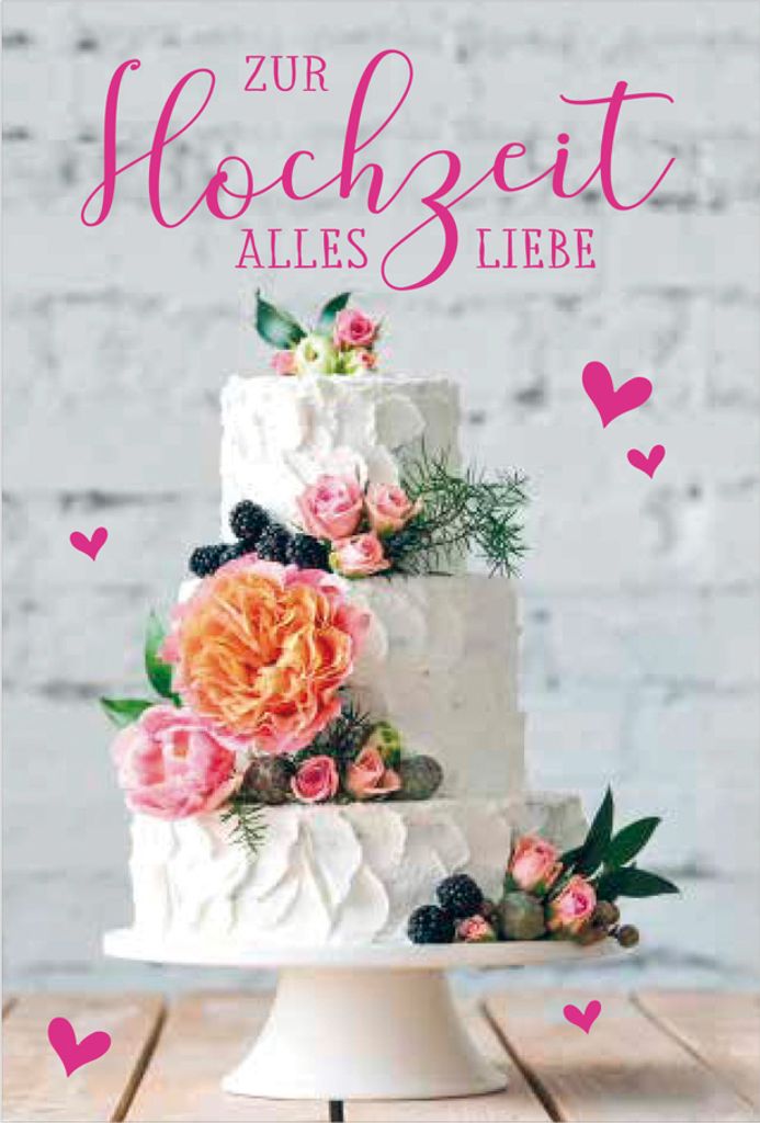 SUSY CARD Hochzeitskarte "Torte" Grußkarte | Kaufland.de