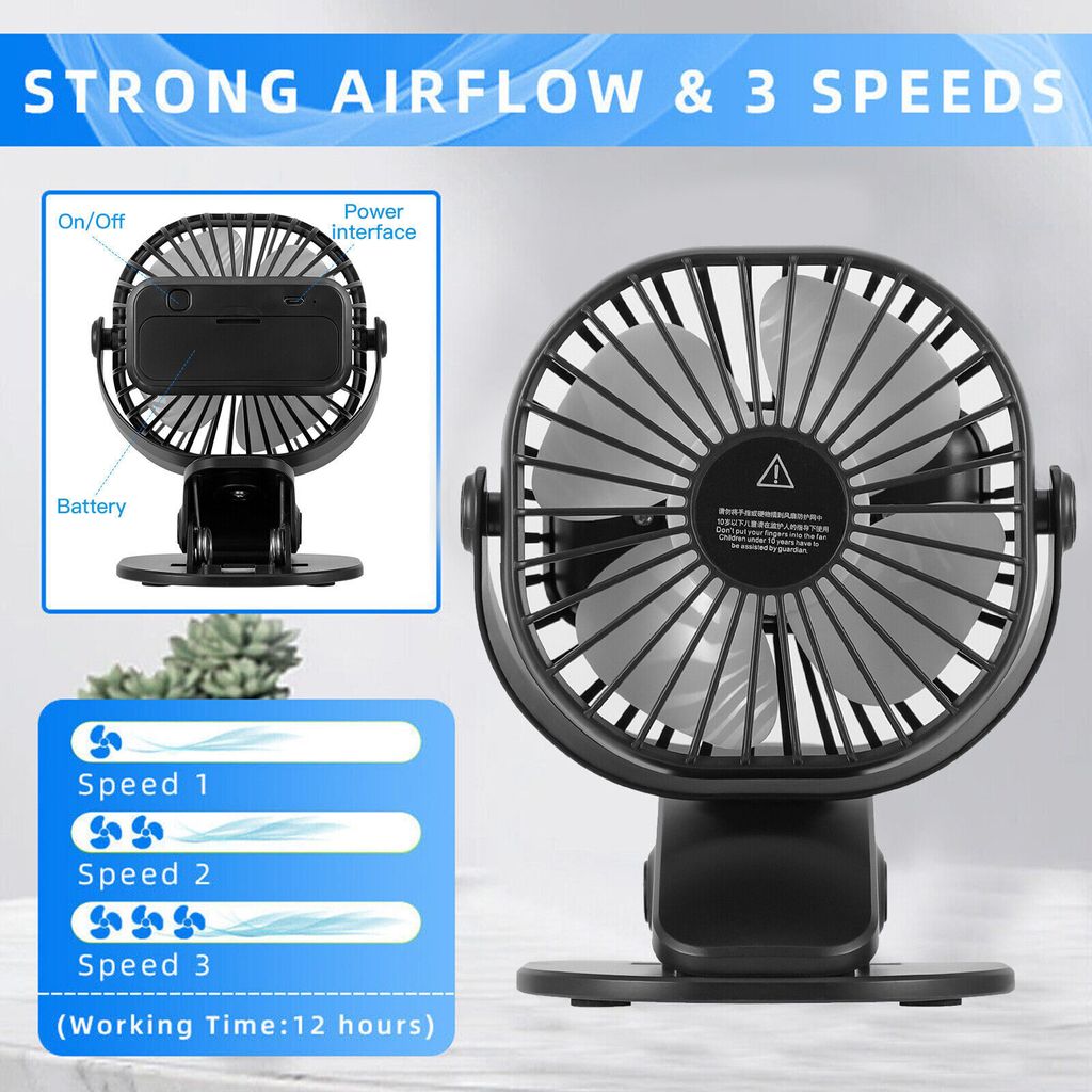 Mini USB Clip Ventilator 360° | Kaufland.de