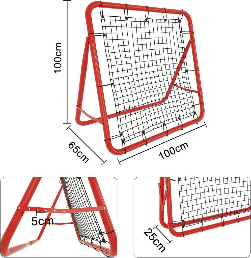 NAIZY Fußball Rebound Netz 100x65cm Prellwand | Kaufland.de