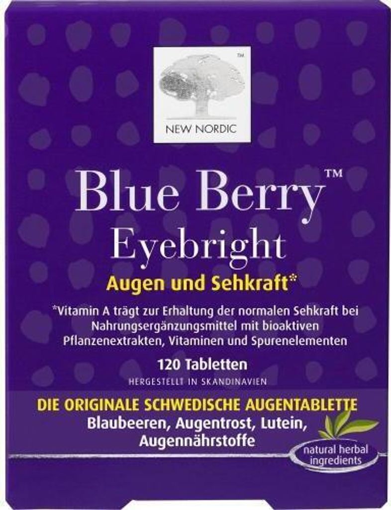 Tablety Blue Berry Eyebright Eyes and Vision, | Kaufland.sk