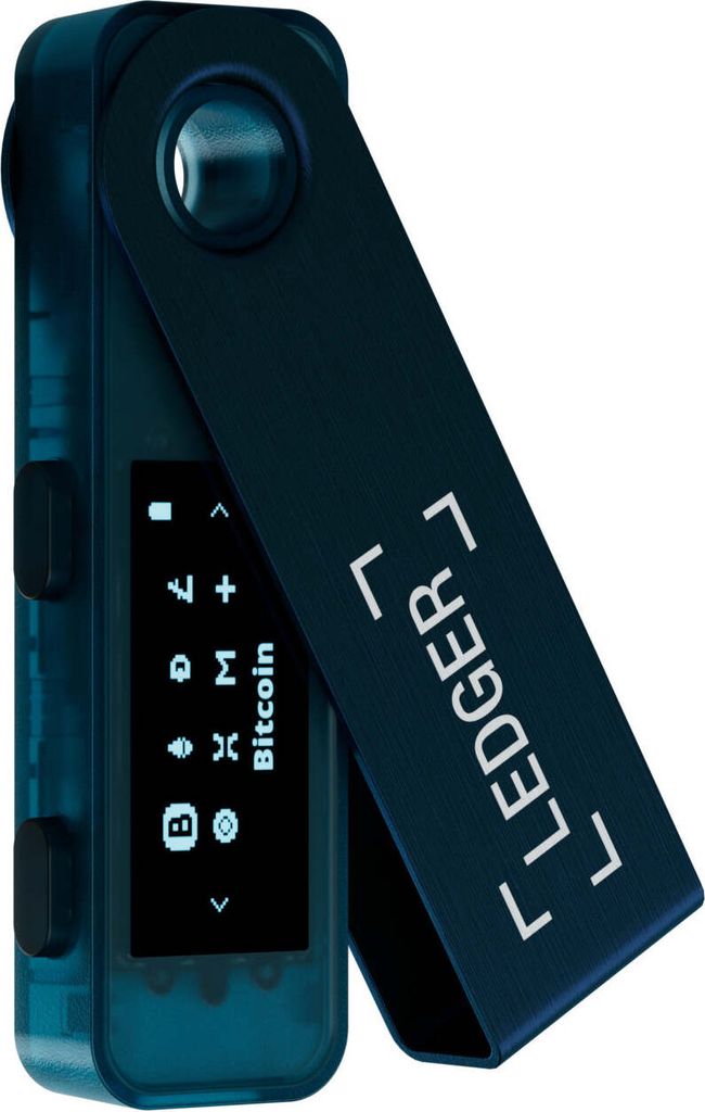 LEDGER Nano S Plus Hardware-Geldbörse, USB, Blau,