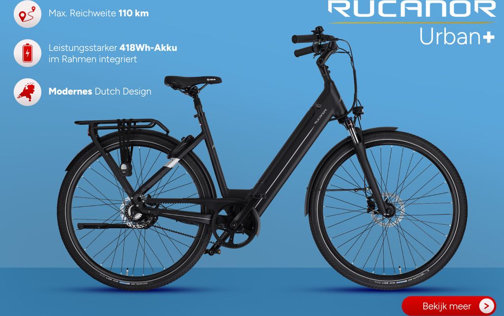 Rucanor Elektrische stadträder Urban Plus 28 | Kaufland.de