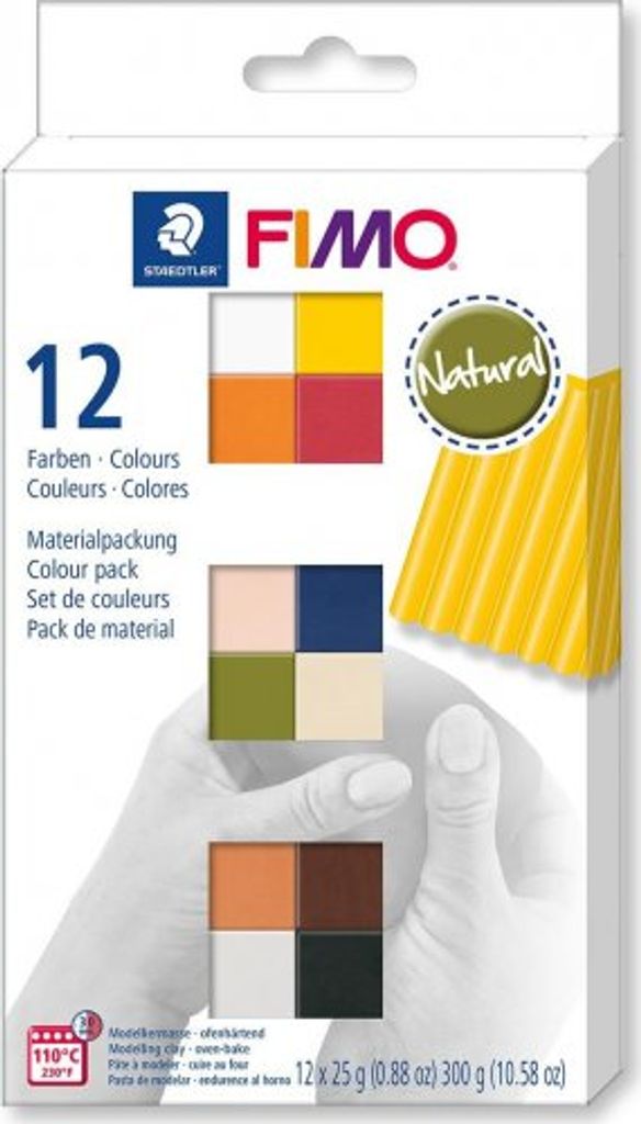 FIMO soft sada 12 barev 25 g NATURAL | Kaufland.cz